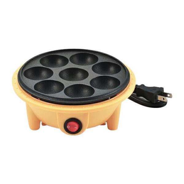 アツアツ出来立てのたこ焼きがご家庭で楽しめます。ご家族やお友達同士でわいわいパーティー気分!!プレート内側はフッ素樹脂加工が施してあるので、たこ焼きをくるくる返しやすい。【サイズ】約Φ165×68mm【重量】約400g【素材・材質】本体:ポ...