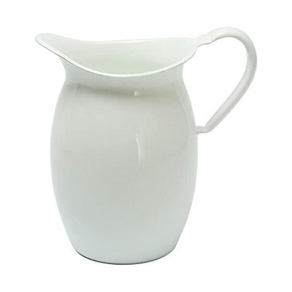 お客様にお水をサーブするだけでなく、お花を生けても。【お取り扱い上のご注意】・琺瑯はガラス質です。衝撃や落とすなどのショックを与えないでください。・ストーブの上などにのせ、長時間煮沸することはさけてください。・空焚きは絶対にしないでください...