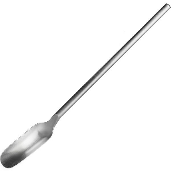 粉物の袋や瓶の口にひっかからずに取り出しやすい、長めの柄と、細くて深い形状です。【サイズ】全幅22mm×全長230mm×高さ18mm【重量】45g【材質】18-8ステンレス【原産国】日本【広告文責】株式会社ルーマニア/03-5876-8031