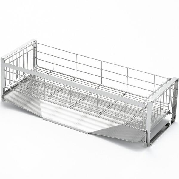 シンプルなフラットバーで美しくスタイリッシュな水切り。狭いスペースにも設置可能です。洗い物が多いときは広げて容量をアップできます。【サイズ】幅20〜37.3×奥行き57×高16ｃｍ【重量】1.78ｋｇ【材質】水切りバスケット（A・B）：18...