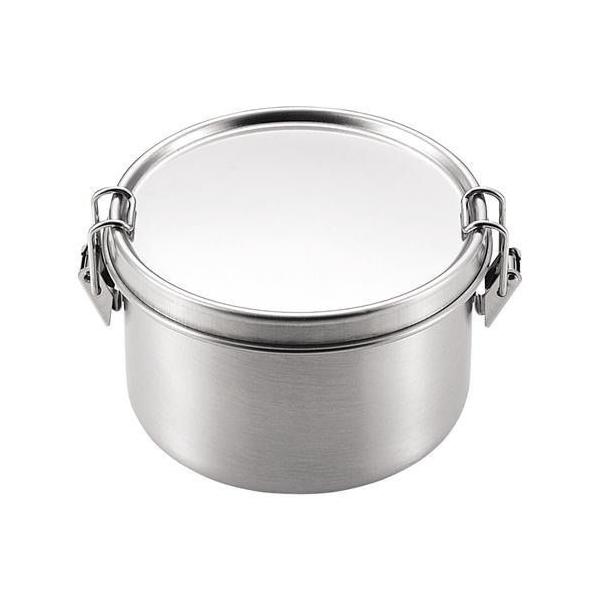 色々なものを効率的に分類できる応用性の広い密閉保存容器。素材は錆びにくく清潔感のあるステンレス製です。シリコン製パッキン付なので汁物を入れてもこぼれにくくできています。計量の目安にもなる目盛付！※電子レンジには使用できません。■サイズ（約）...