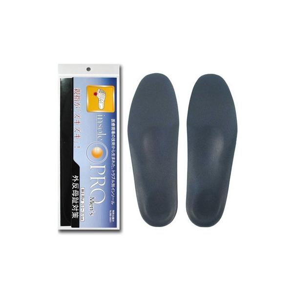 外反母趾・内反小趾かな？と思ったら●インソールプロシリーズの特徴自分の体重を矯正力として利用する足底装具の理論に基づいた、世界初の「トラブル別インソール」です。靴の中の衛生のため、表面素材は抗菌・防臭処理済です。●外反母趾とは足の骨格は、歩...