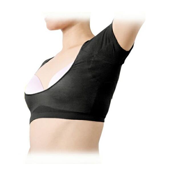 汗ジミをしっかりガードする極薄汗取りインナー。【商品名】シェモア　サラーリ　ワキサラット　汗取りインナー【適応サイズ】・(1)（アンダーバスト：65〜80cm）・(2)（アンダーバスト：80〜95cm）【素材】・本体：ナイロン60％、綿37...