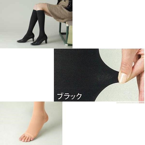 レックスフィットはファッション性が高く、日常のスタイルに合わせやすい医療用弾性ストッキングです。はき口は食い込みにくいソフト加工を施しています。長時間の立ち仕事の方、しっかりとした圧迫を必要とする方にオススメです!　【適応サイズ目安】足首回...