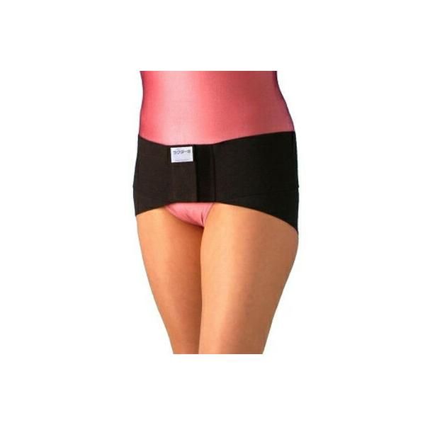 サポートの必須アイテム!●ラクダーネDXは「腰」ではなく「骨盤」に着目!●2本の伸縮するベルトが骨盤を優しくサポート!【商品名】フロンティアツクダ　ラクダーネ　デラックス　ブラック　骨盤サポーター　姿勢矯正　ボディケア【サイズ】ヒップサイズ...