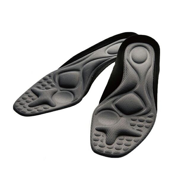 外反母趾対策機能を盛り込んだインソール。ふかふかクッションが衝撃を穏和。【商品名】プランドゥ　ガイハンインソール【サイズ(cm)】・Ｓ　22.0〜22.5・M　23.0〜23.5・L　24.0〜24.5・LL　25.0〜25.5【素材】ポリ...