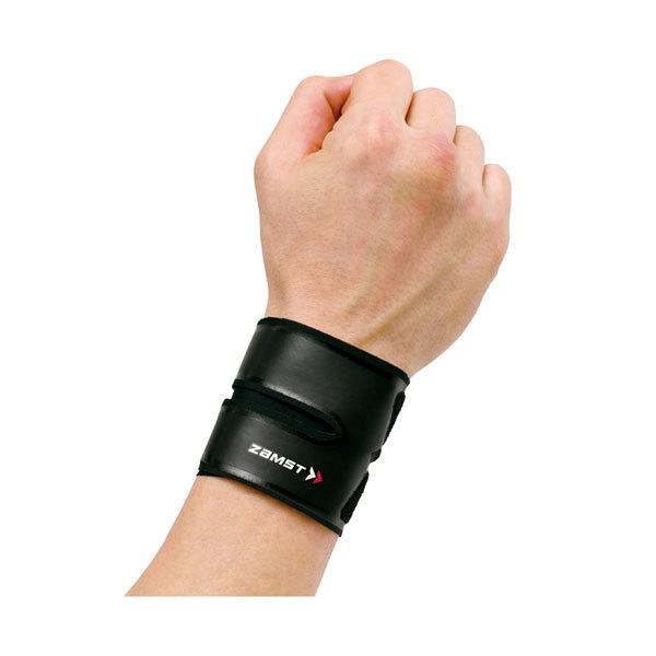 ラケットスポーツなどの激しい動きから手首をサポート。「フィルム」のように薄く、「安定感」をもたらす新世代サポーター。【商品名】ZaMST　ザムスト　FILMISTA WRIST　（手首用サポーター左右兼用）　フィルミスタ　リスト【サイズ　手...