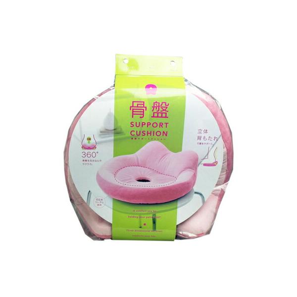 立体背もたれで腰をサポート！■360度骨盤を包み込んでラクラク♪■座面のくぼみでお尻をやさしくキャッチ。■腰を支える立体背もたれでまっすぐ座れる。■低反発ウレタン使用。【商品名】コジット　骨盤サポートクッション　1個入　骨盤サポート　座布団...