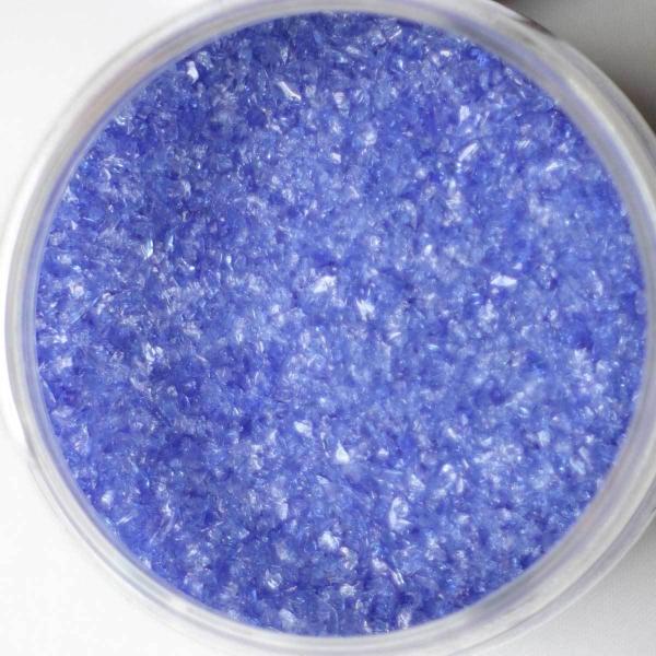 ディープブルー   フリット150g   膨張係数90ブルズアイのフュージング用 フリットです。粒の大きさは３種類あります。150gのフリットは小分けの容器でお届けさせていただきております。フリットを小分け用のプラスチック瓶ではなく、ビニー...