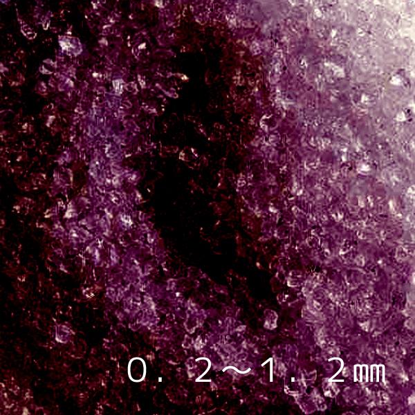 ディープパープル   フリット150g   膨張係数90   ブルズアイのフュージング用 フリットです。粒の大きさは３種類あります。150gのフリットは小分けの容器でお届けさせていただきております。フリットを小分け用のプラスチック瓶ではなく...