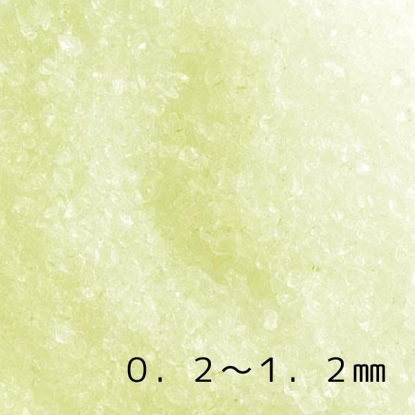 スプリンググリーン   フリット150g   膨張係数90  ブルズアイのフュージング用 フリットです。粒の大きさは３種類あります。150gのフリットは小分けの容器でお届けさせていただきております。フリットを小分け用のプラスチック瓶ではなく...