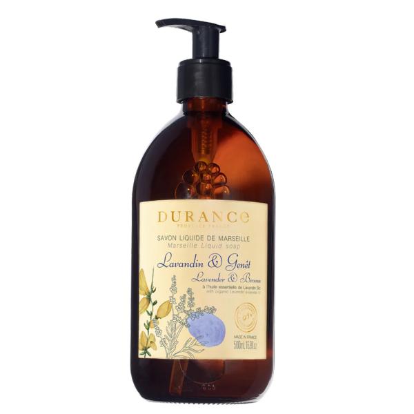 【 DURANCE Les Essentiels】リキッドソープ500ml98％の自然由来成分で精製されたマルセイユリキッドソープ。オーガニックオリーブオイルを含む、100％植物由来のオイルを使用しています。ガラスボトルは繰り返し使用できま...