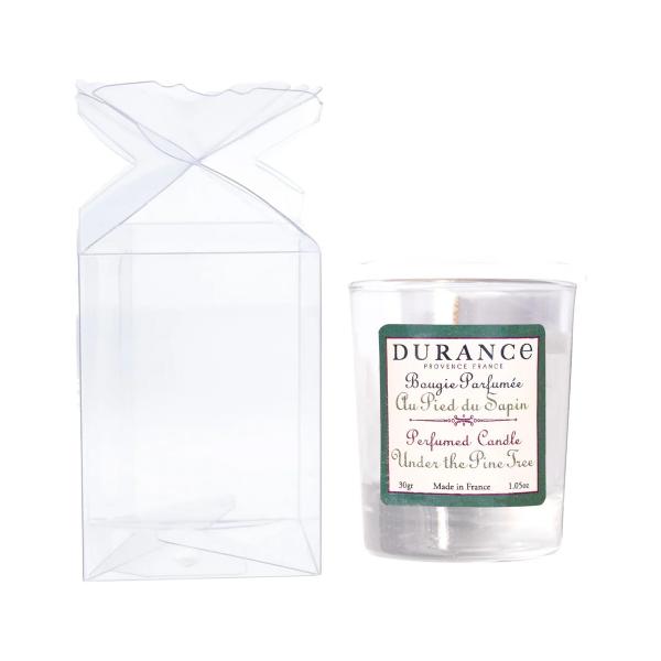 【ウインターミニミニキャンドル 30g】インテリアに馴染むミニサイズのキャンドルに、冬季限定パインツリーの香りが新登場！ベッドサイドや玄関などのちょっとした空間にクリスマスの特別な灯りと香りを演出します。可愛いクリアボックス付きなので、ギフ...