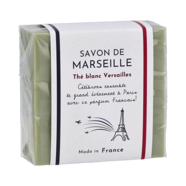 Le TOUR de FRANCE des fragrances マルセイユソープ100g。エッフェル塔モチーフの数量限定デザイン。南フランス・マルセイユで1000年以上続く伝統的な石けんに、ナチュラルな香りをプラス。オリーブオイル、サンフ...