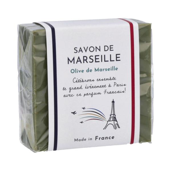 Le TOUR de FRANCE des fragrances マルセイユソープ100g。エッフェル塔モチーフの数量限定デザイン。南フランス・マルセイユで1000年以上続く伝統的な石けんに、ナチュラルな香りをプラス。オリーブオイル、サンフ...