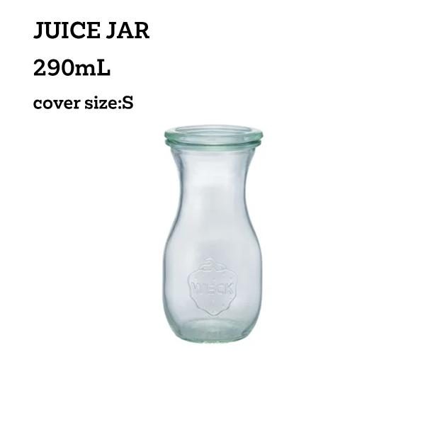 WECKWECK JUICE JAR 290ml■持ちやすく注ぎやすい形がうれしいJUICE JAR■注いだときに液だれしにくく、食卓にこのまま出して注いでもOKピッチャーとしての使用はもちろん、お花をいけるのにもおすすめ。ハーバリウムやデ...
