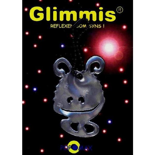 サイズ：たて約６ｃｍ×よこ約４ｃｍカラー：ブラック素材：３Ｍスコッチライト（やわらかい反射材）製造メーカー：スウェーデン　ＰＯＰＯＭＡＸ社性能規格：ヨーロッパ規格CE EN13356 認定品《グリミスって？》　ひとことで言うとスウェーデン生...