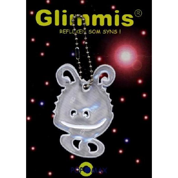 サイズ：たて約６ｃｍ×よこ約４ｃｍカラー：ホワイト素材：３Ｍスコッチライト（やわらかい反射材）製造メーカー：スウェーデン　ＰＯＰＯＭＡＸ社性能規格：ヨーロッパ規格CE EN13356 認定品《グリミスって？》　ひとことで言うとスウェーデン生...