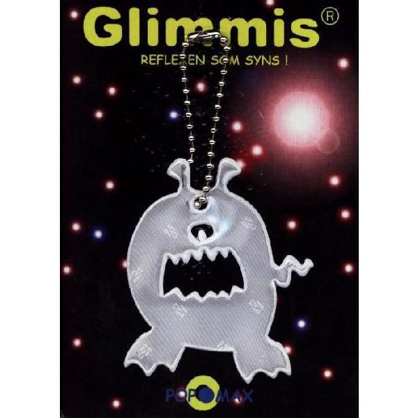 サイズ：たて約６．５ｃｍ×よこ約５ｃｍカラー：ホワイト素材：３Ｍスコッチライト（やわらかい反射材）製造メーカー：スウェーデン　ＰＯＰＯＭＡＸ社性能規格：ヨーロッパ規格CE EN13356 認定品《グリミスって？》　ひとことで言うとスウェーデ...