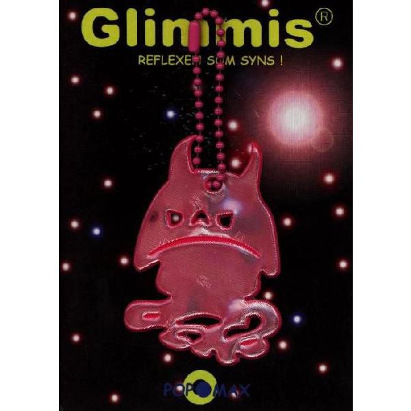 サイズ：たて約６．５ｃｍ×よこ約４．５ｃｍカラー：ローズ素材：３Ｍスコッチライト（やわらかい反射材）製造メーカー：スウェーデン　ＰＯＰＯＭＡＸ社性能規格：ヨーロッパ規格CE EN13356 認定品《グリミスって？》　ひとことで言うとスウェー...