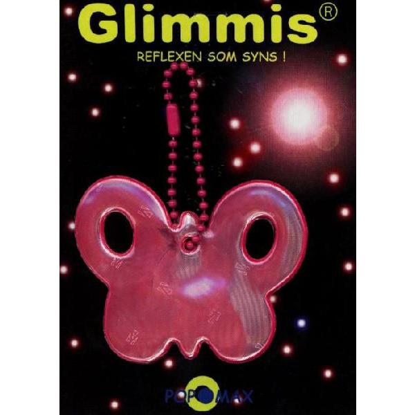 サイズ：たて約5.3ｃｍ×よこ約6.5ｃｍカラー：ローズ素材：３Ｍスコッチライト（やわらかい反射材）製造メーカー：スウェーデン　ＰＯＰＯＭＡＸ社性能規格：ヨーロッパ規格CE EN13356 認定品《グリミスって？》　ひとことで言うとスウェー...