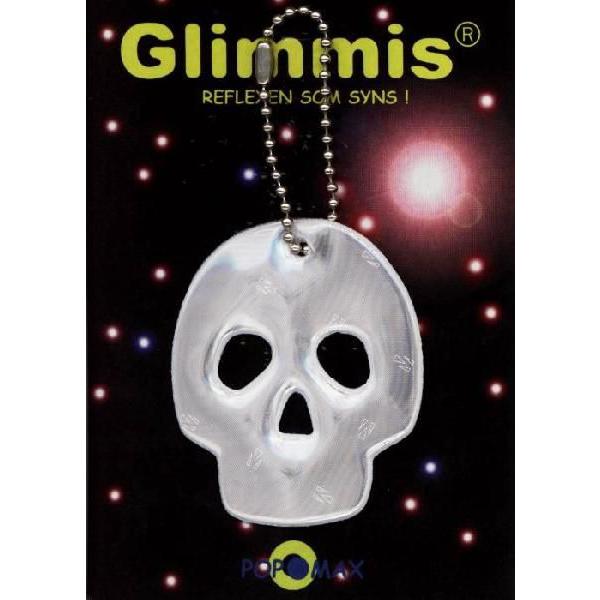 サイズ：たて約6ｃｍ×よこ約5ｃｍカラー：ホワイト　　素材：３Ｍスコッチライト（やわらかい反射材）製造メーカー：スウェーデン　ＰＯＰＯＭＡＸ社性能規格：ヨーロッパ規格CE EN13356 認定品《グリミスって？》　ひとことで言うとスウェーデ...