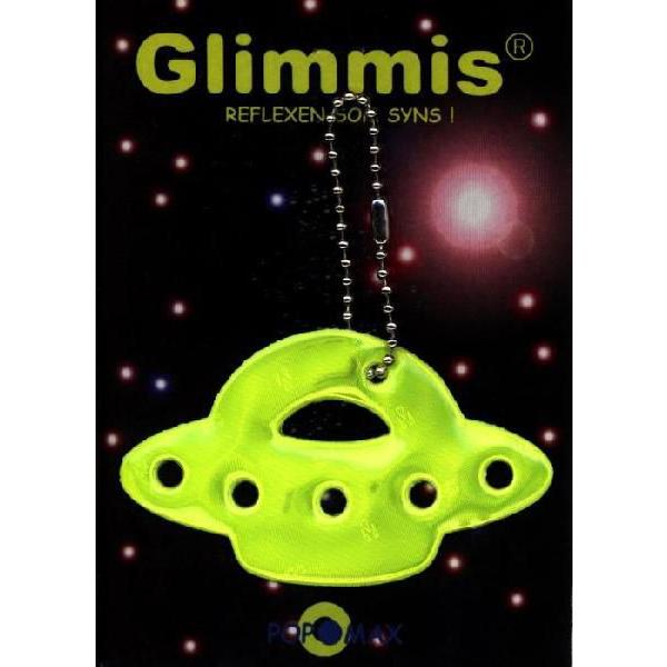 サイズ：たて約4.8ｃｍ×よこ約8ｃｍカラー：イエロー素材：３Ｍスコッチライト（やわらかい反射材）製造メーカー：スウェーデン　ＰＯＰＯＭＡＸ社性能規格：ヨーロッパ規格CE EN13356 認定品《グリミスって？》　ひとことで言うとスウェーデ...