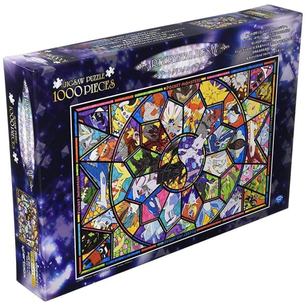 エンスカイ　ENSKYポケットモンスター 伝説のポケモン 50×75cm アートクリスタル ジグソーパズル 1000ピース ART CRYSTAL JIGSAW 1000-AC011 6才以上