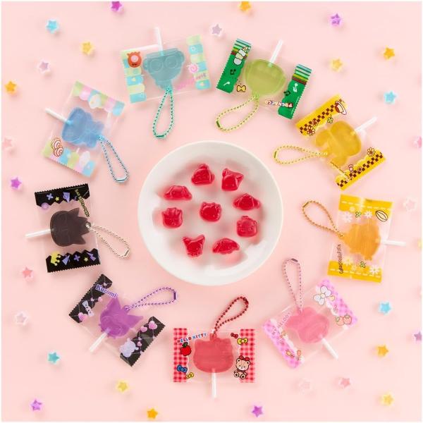 ばら5個売り　サンリオキャラクターズ キャンディチャームズ グミ グミキャンディ 食玩　バンダイ BANDAIサンリオキャラクターズが、キャンディみたいなチャーム「キャンディチャームズ」になりましたカラフルなチャームは、まるで本物のキャンデ...
