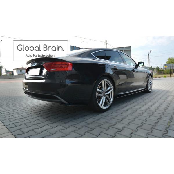 ご覧頂き誠に有難うございます。アウディ A5 8T 後期 Sライン スポーツバック サイド スカート カバー スポイラーです。PL発の大手ボディキットメーカー製です。純正ラインを生かしつつボリューム感もあり、よりレーシーに仕上がりますのでお...