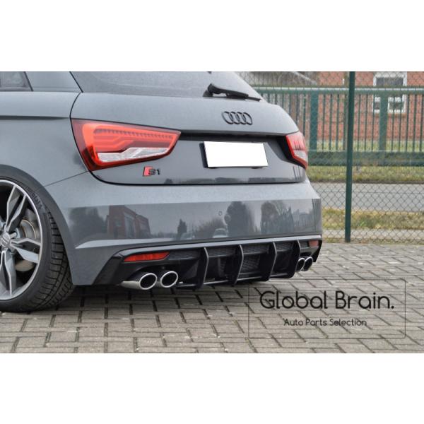 ご覧頂き誠に有難うございます。アウディ S1 8X リア センター ディフューザー フィンです。ドイツ発の大手ボディキットメーカー製です。純正ラインを生かしつつボリューム感もあり、よりレーシーに仕上がりますのでお車全体が一新されます。純正か...