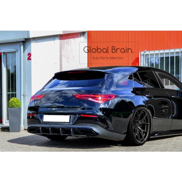 ご覧頂き誠に有難うございます。メルセデスベンツ CLA X118 シューティングブレーク AMGライン リア ディフューザー フィンです。ドイツ発の大手ボディキットメーカー製です。純正ラインを生かしつつボリューム感もあり、よりレーシーに仕上...