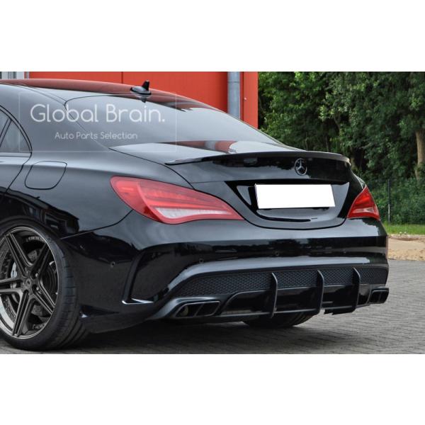 ご覧頂き誠に有難うございます。メルセデスベンツ CLA45 AMG 前期 リア センター ディフューザー フィンです。ドイツ発の大手ボディキットメーカー製です。純正ラインを生かしつつボリューム感もあり、よりレーシーに仕上がりますのでお車全体...