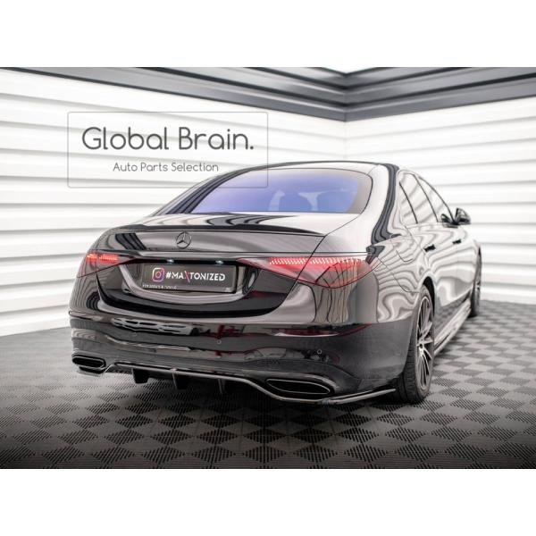 ご覧頂き誠に有難うございます。メルセデスベンツ Sクラス W223 AMGライン リア ディフューザー スポイラーです。欧州車を得意とする大手エアロメーカー製でTUV認証製品です。お車の雰囲気を壊さず、バランス良くスポーティーに仕上げる事が...
