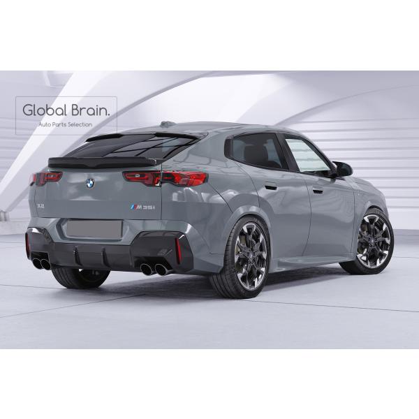 ご覧頂き誠に有難うございます。BMW X2 / iX2 U10 リア ルーフ スポイラーです。ドイツ発の大手ボディキットメーカー製です。純正ラインを生かしつつボリューム感もあり、よりレーシーに仕上がりますのでお車全体が一新されます。純正から...