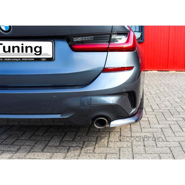 ご覧頂き誠に有難うございます。BMW 3シリーズ G20 G21 Mスポーツ リア サイド スプリッター スパッツです。純正ラインを生かしつつボリューム感もあり、よりレーシーに仕上がりますのでお車全体が一新されます。純正からグレードアップさ...