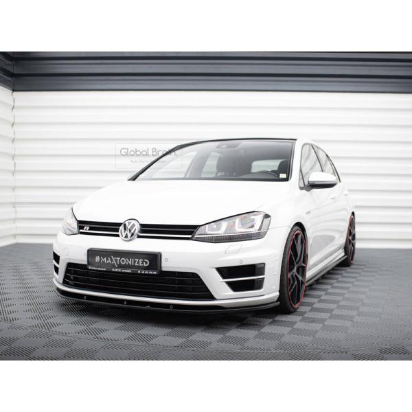 ご覧頂き誠に有難うございます。フォルクスワーゲン ゴルフ7 R 前期 フロント リップ スポイラー V1です。欧州車を得意とする大手エアロメーカー製でTUV認証製品です。お車の雰囲気を壊さず、バランス良くスポーティーに仕上げる事が可能です。...