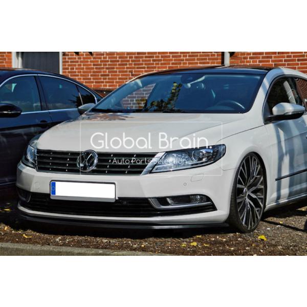 ご覧頂き誠に有難うございます。2012- フォルクスワーゲン PASSAT CC 3CC フロントスプリッター です。ドイツ発の大手ボディキットメーカー製です。純正ラインを生かしつつボリューム感もあり、よりレーシーに仕上がりますのでお車全体...