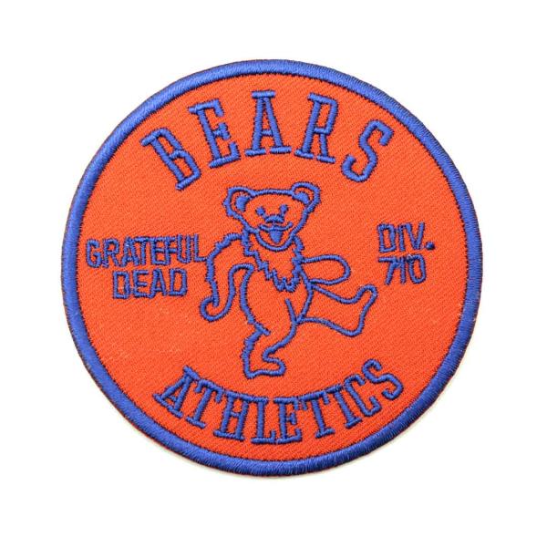 商品名 DEAD BEAR BEARS デッドベア オレンジキャラクター ワッペン ワッペン取り付け方 接着する位置に正しく置いて、当て布をのせ、アイロンが直接生地にあたらないようにしてください。アイロンの温度は150℃前後（綿用）に保ち、...