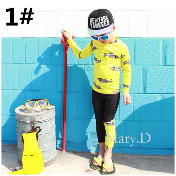水着 長袖ラッシュガード 2点上下セット UVカット 男の子 子供【バリエーション】・1# M・1# L・1# XL・1# 2XL・1# 3XL・1# 4XL・2# M・2# L・2# XL・2# 2XL・2# 3XL・2# 4XL・3# ...