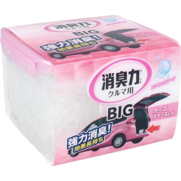 天然植物抽出エキス配合で、エアコン臭、タバコ臭、汗臭など車内の気になるニオイをしっかり消臭。●大容量で効果長持ち。(2〜4ヵ月)(※季節や使用状況により異なります。)【品名】消臭・芳香剤【用途】自動車カーゴスペース・トランク用【成分】植物抽...