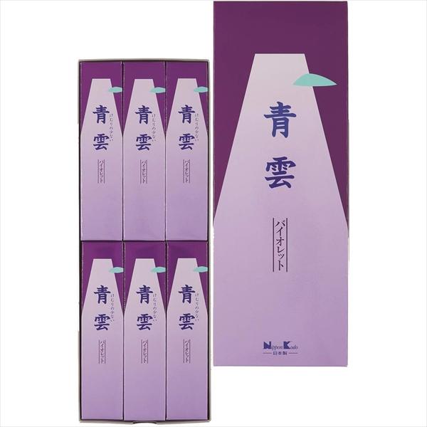 青雲バイオレット 進物型サック6入 包装品【サイズ・仕様】【単品サイズ】123×325×31（mm）【容量】6個