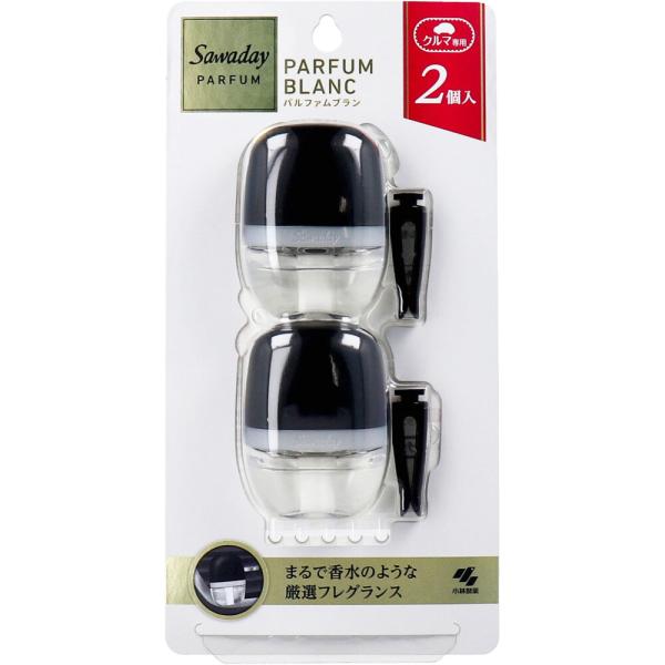 高級感あるホワイトシプレ調の香りです。●2個パック。【品名】芳香・消臭剤【用途】自動車用【成分】香料、溶剤【使用期間】約1ヶ月間持続します(春・秋の場合)。ただし使用環境により、異なる場合があります。【使用方法】(1)付属のクリップを下から...