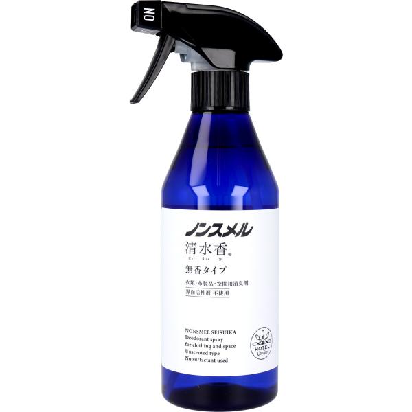 衣類・布製品に染みついた気になるニオイを消臭・除菌。(※汗・体臭・タバコ・料理・ペットなどのニオイ。)界面活性剤不使用でスプレー後ベタつかず、毎日快適に使用できます。●快適な空間をご家庭に。●アルコール消臭、99.9%除菌、ウイルス除去。●...