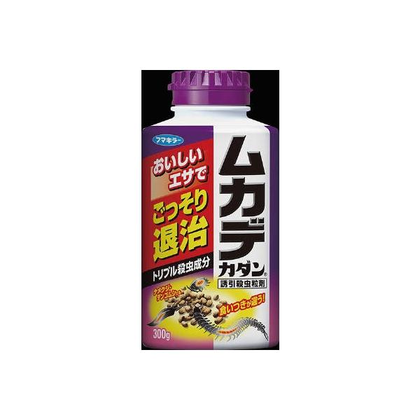 ムカデカダン誘引殺虫微粒剤３００Ｇ 【 フマキラー 】 【 殺虫剤・園芸 】【サイズ・仕様】【単品サイズ】437×226×318(mm) 【容量】300G