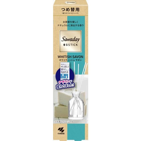 サワデー　香るＳＴＩＣＫ　ホワイティッシュサボン　つめ替用　７０ＭＬ【サイズ・仕様】【単品サイズ】520×218×255(mm) 【容量】70ML