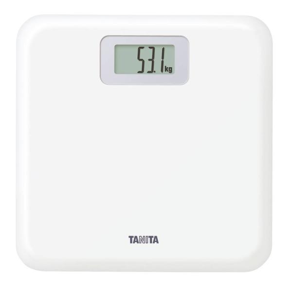 タニタ デジタルヘルスメーター HD-671WH【サイズ・仕様】【パッケージサイズ】300×43×328mm【内容】280×280×35mm【材質】ABS、AS、PE【電池】付（単3電池2個）【生産国】中国【パッケージ形態】化粧箱入