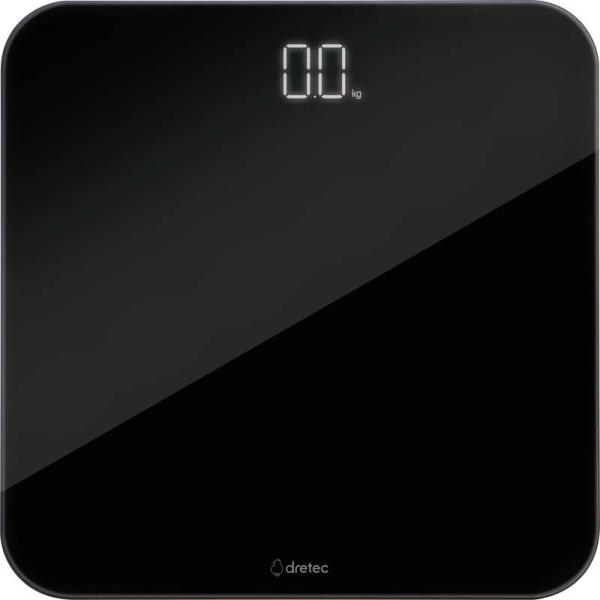 ドリテック ボディスケール グラッセ BS-185BK ブラック【サイズ・仕様】【パッケージサイズ】270×275×35mm【内容】260×260×24mm【材質】強化ガラス、HIPS樹脂【電池】付（単4電池2個）【生産国】中国【パッケージ...