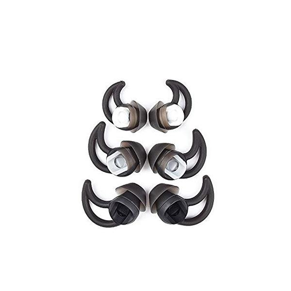 カラー：ブラック【適用機種】QC20i用のボーズQC30およびSoundsportワイヤレスヘッドセット用QC20i SoundSport SIE2 SIE2i IE2 IE3 Mie2 Mie2i FreeStyle SoundTrue。...