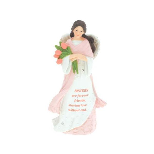 下記3種類よりお選び頂けます。1. シスターズ 姉妹"Sisters are forever friends, sharing love without end" 「姉妹とは、終りのない愛を分かち合う永遠のお友達。」この天使は、ピンクのチュ...